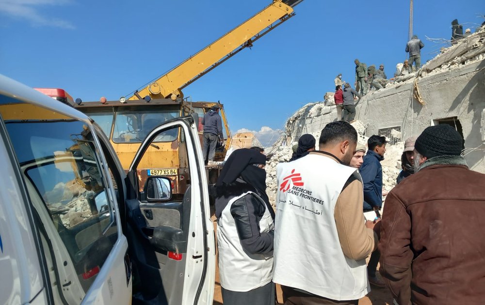 Noodhulp na aardbevingen in Syrië en Turkije